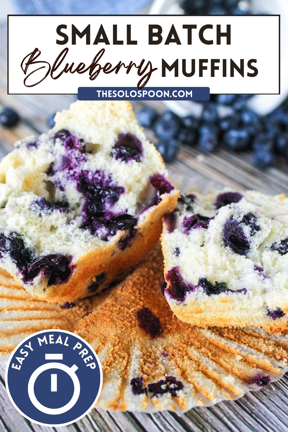 Small Batch Blueberry Muffins - The Solo Spoon